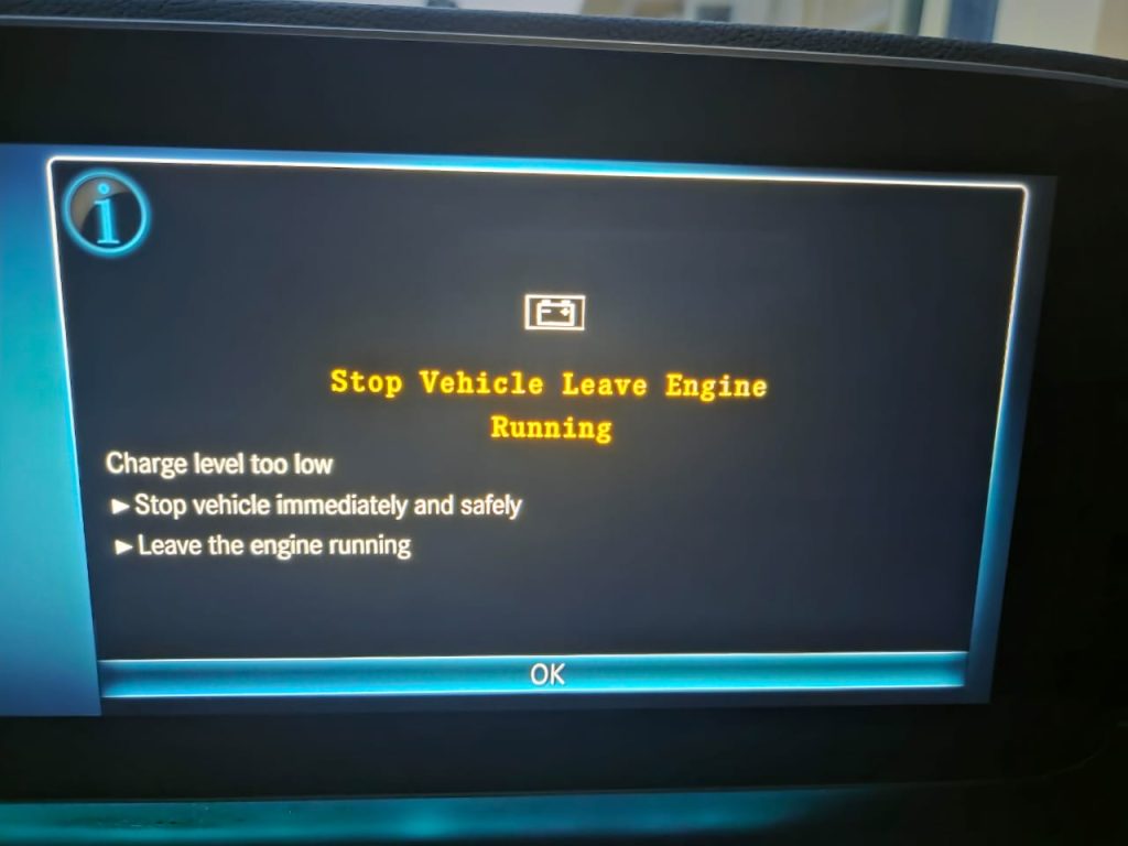 Stop Vehicle, Leave Engine Running” – What It Means for Mercedes-Benz ...